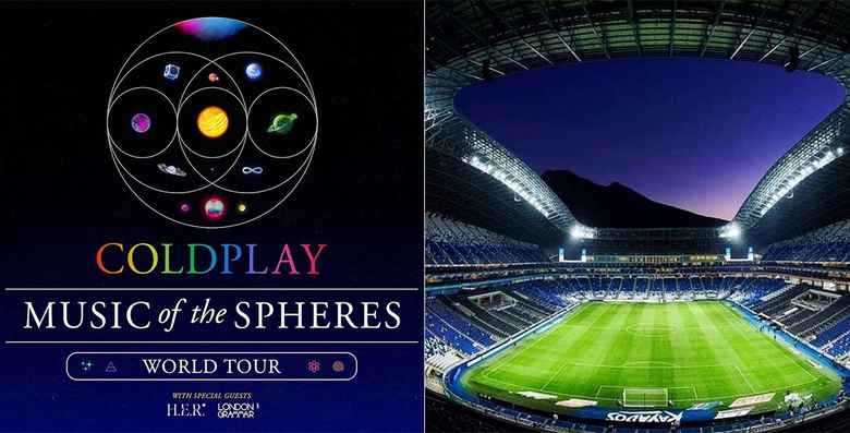 Coldplay anunció concierto en el Estadio BBVA de Monterrey