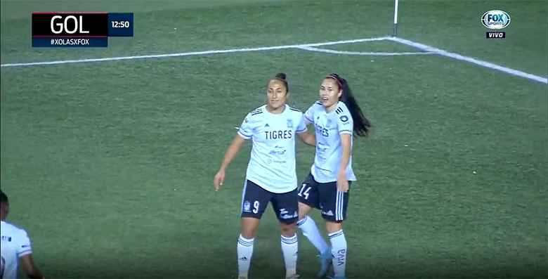 Stephany Mayor volvió a anotar con Tigres Femenil después de 212 minutos