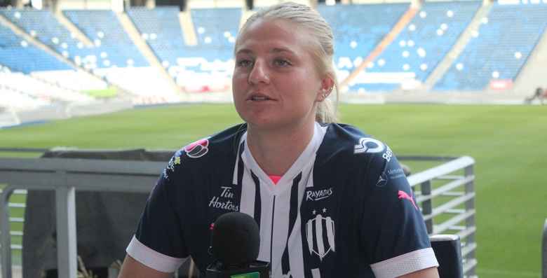 Carlee Giammona: "Quiero mostrarme en Rayadas"