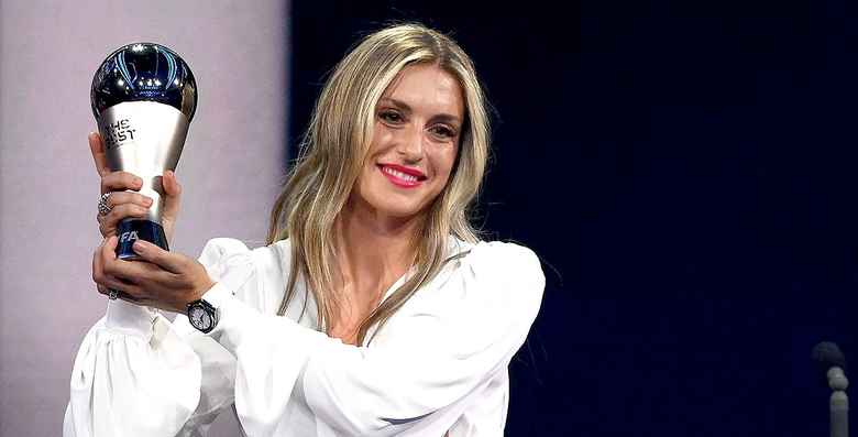 Alexia Putellas ganó el premio The Best a mejor jugadora del mundo
