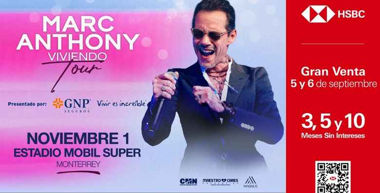 Música: Mira cuándo es el concierto de Marc Anthony en Monterrey 2023