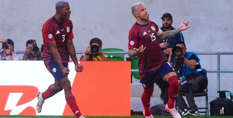 Copa América: Costa Rica venció 2-1 a Paraguay y así quedaron los Cuartos