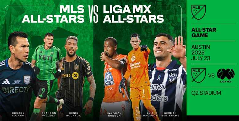 La Liga MX y la MLS se enfrentarán en el "All-Star Game 2025" en Austin ...